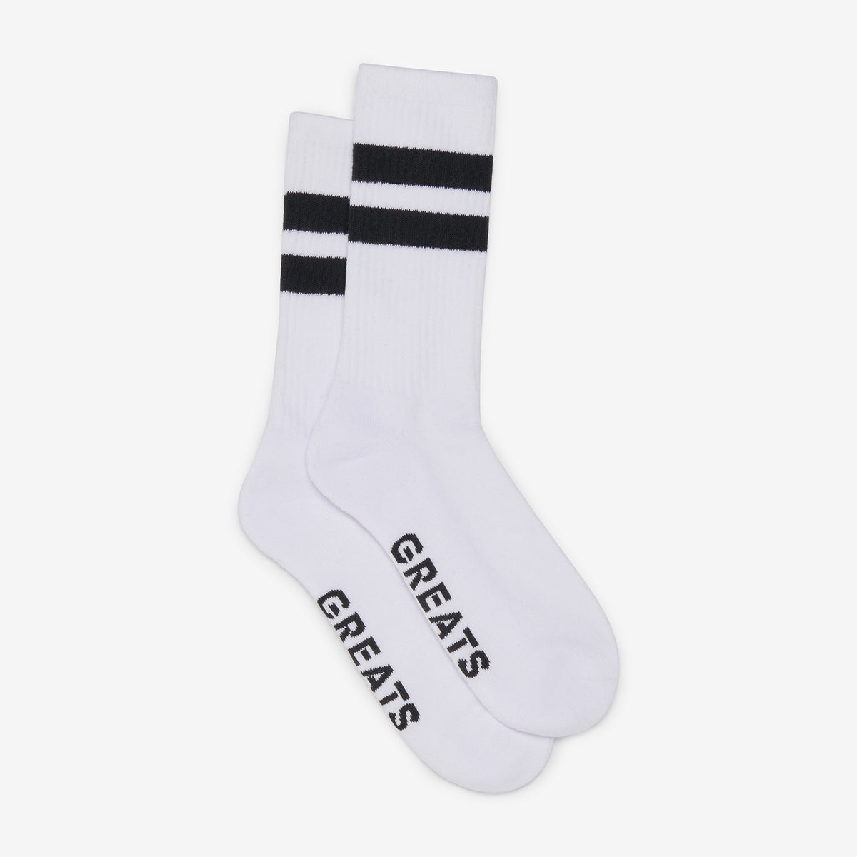 Varsity Stripe Crew Sock - Blanco – GREATS